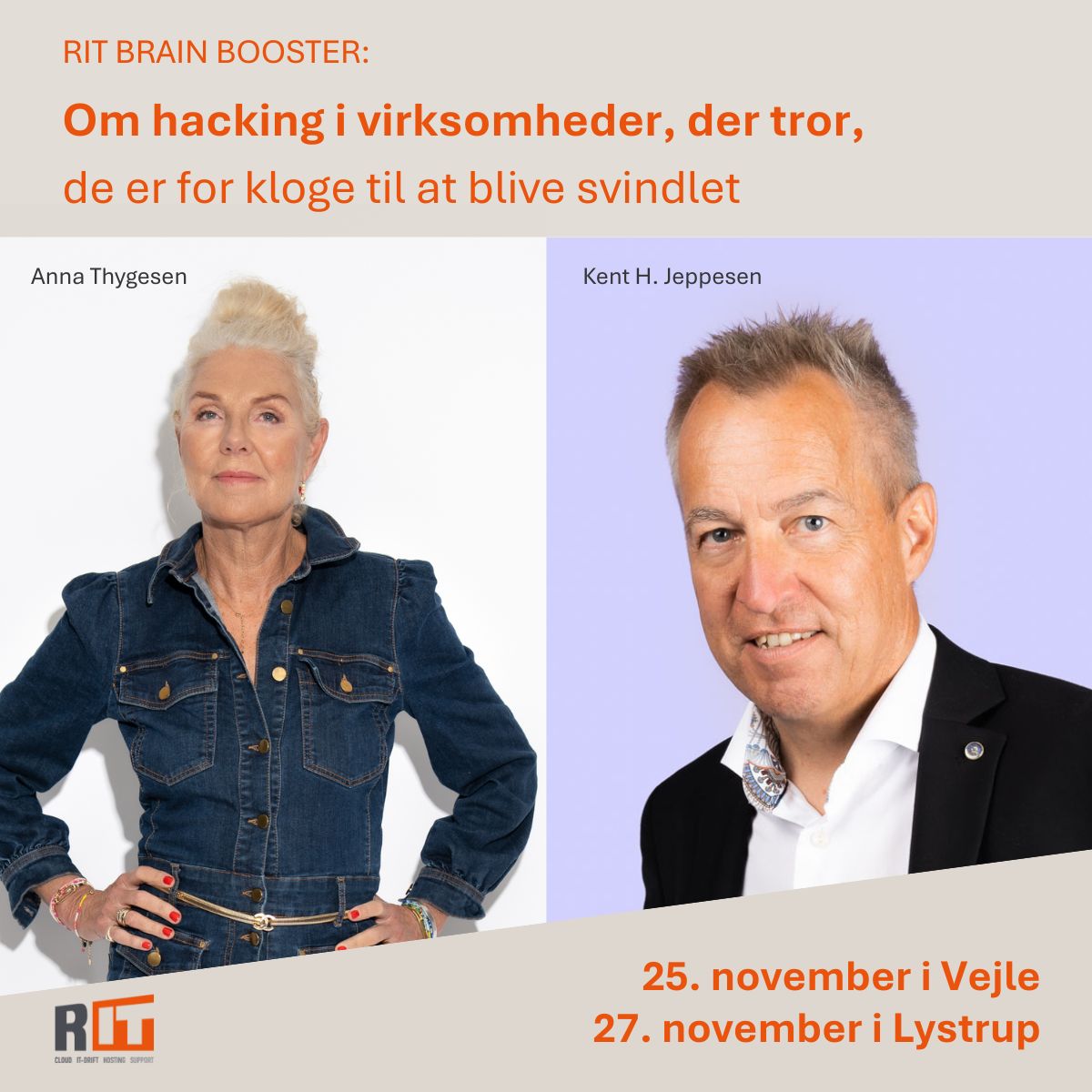 RIT Brain Booster Vejle: Er din virksomhed for klog til at blive svindlet? - RIT A/S